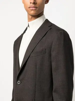 Boglioli Virgin-wool Single-breasted Blazer