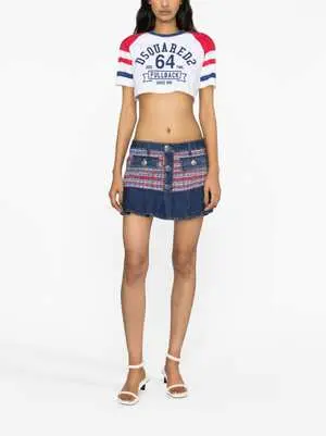 Dsquared2 Logo-print Crop Top