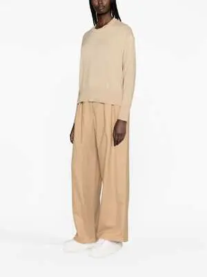 Patrizia Pepe Fine-knit Wool Jumper - Neutrals