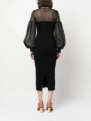 Ulla Johnson Milla Sheer-paneled Dress