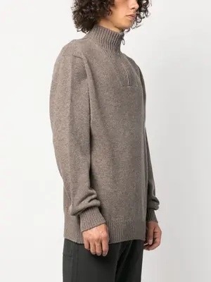 Barbour Half-zip Wool Jumper