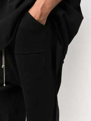 Rick Owens Drawstring-waistband Drop-crotch Trousers - Black