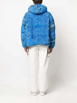 Khrisjoy Paisley-print Corduroy Padded Jacket