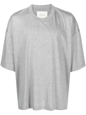 Studio Nicholson Oversize-cut Cotton T-shirt - Grey