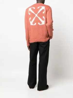 Off-White Arrows Intarsia Crew-neck Jumper