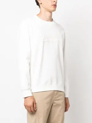 Brunello Cucinelli Logo-embroidered Cotton Sweatshirt