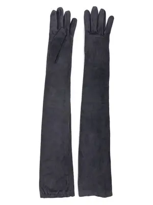 Brunello Cucinelli Full-finger Long Suede Gloves