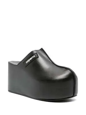 Coperni 100mm Platform Wedge Clogs