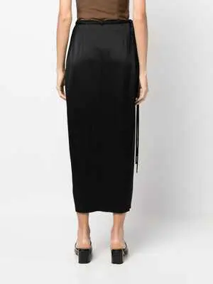 Nanushka Racha Midi Wrap Skirt