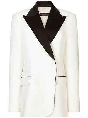 DOLCE & GABBANA Dolce & Gabbana Peak-Lapel Single-Breasted Blazer