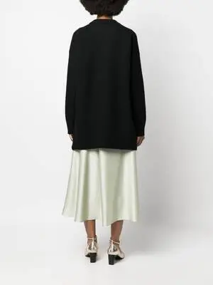 JIL SANDER Long-sleeve Wool Jumper - Black