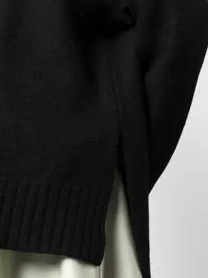 JIL SANDER Long-sleeve Wool Jumper - Black