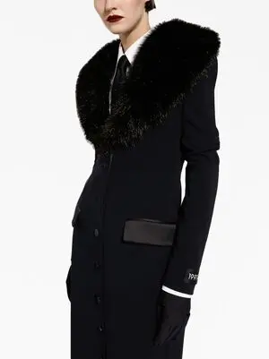 Dolce & Gabbana Single-breasted Fitted-waist Coat