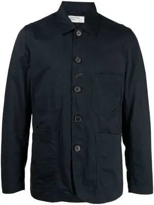 Universal Works Long-sleeve Cotton Shirt - Blue