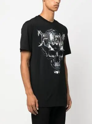 Philipp Plein Logo-patch Round-neck T-shirt