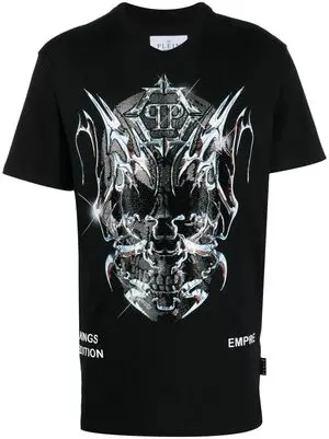 Philipp Plein Skull-print Cotton T-shirt