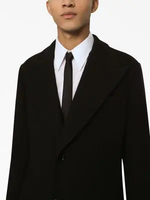 Dolce & Gabbana Single-breasted Notched Lapel Coat