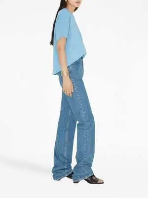 Burberry High-waist Straight-leg Jeans