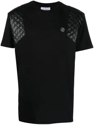 Philipp Plein Quilted-panel Detail T-shirt