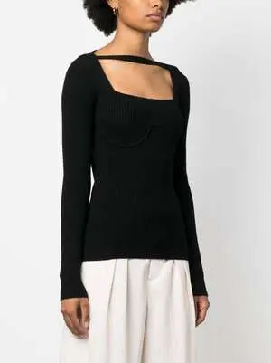 PATOU Long-sleeve Knitted Top