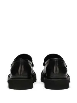 Dolce & Gabbana Penny-slot Leather Loafers