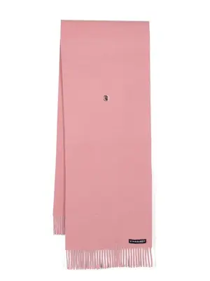 Y/project Fringed Virgin Wool Scarf - Pink