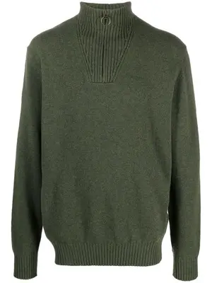 Barbour Half-zip Wool Jumper