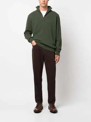 Barbour Half-zip Wool Jumper