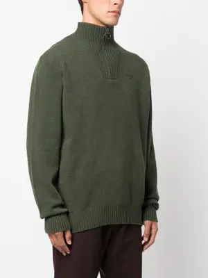 Barbour Half-zip Wool Jumper