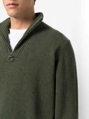Barbour Half-zip Wool Jumper