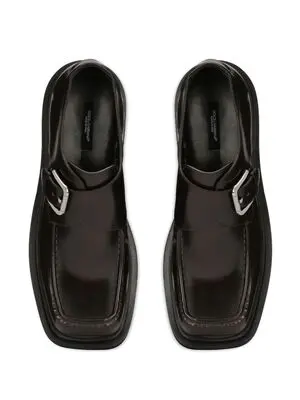 Dolce & Gabbana Leather Monk Shoes