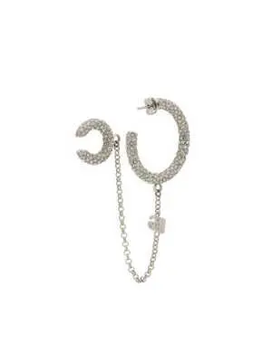 Dolce & Gabbana Crystal-embellished Logo Earring