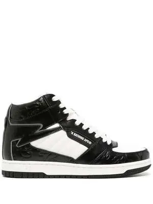 A Bathing Ape® Bape Sta 88 Mid #1 Lace-Up Sneakers - Black