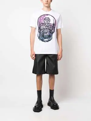 Philipp Plein Ss Skull Round-neck T-shirt - White
