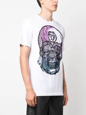 Philipp Plein Ss Skull Round-neck T-shirt - White