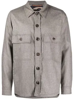Jacob Cohen Long-sleeve Wool Shirt Jacket