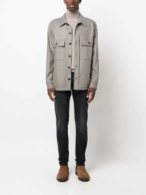 Jacob Cohen Long-sleeve Wool Shirt Jacket