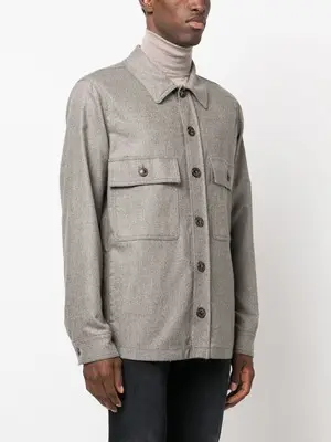 Jacob Cohen Long-sleeve Wool Shirt Jacket