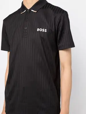 BOSS Ribbed Polo Shirt