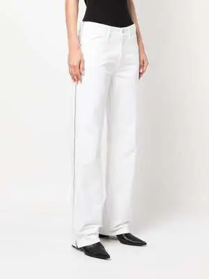 Gauchere Straight-leg Zipped Jeans