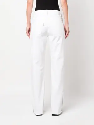 Gauchere Straight-leg Zipped Jeans