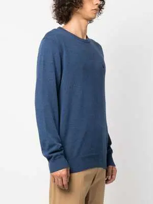 Polo Ralph Lauren Pony-embroidered Wool Jumper - Blue