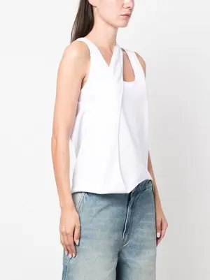 Gauchere Mirror Ribbed Tank Top