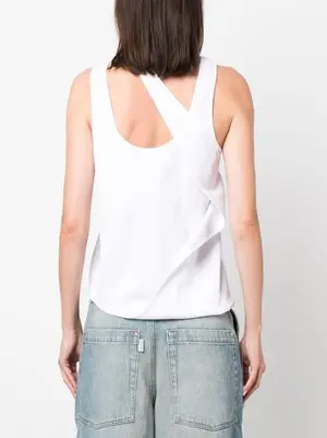 Gauchere Mirror Ribbed Tank Top