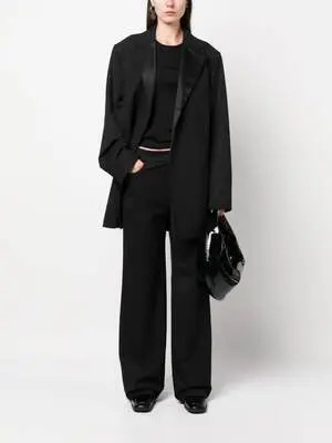 Gauchère Notched-lapels Single-breasted Coat