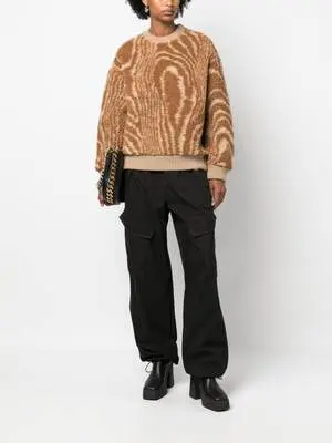 Stella McCartney Graphic-pattern Crew-neck Jumper