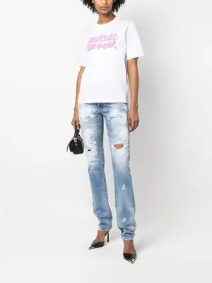 Dsquared2 Slogan-print Short-sleeve T-shirt