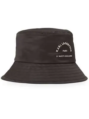 Karl Lagerfeld Logo-plaque Bucket Hat