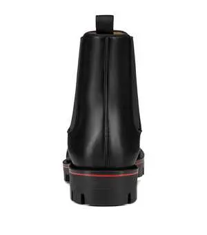 CHRISTIAN LOUBOUTIN Alpinosol Chelsea Boots In Calf Leather - Black