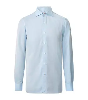 Men's Isaia Blue Shirts